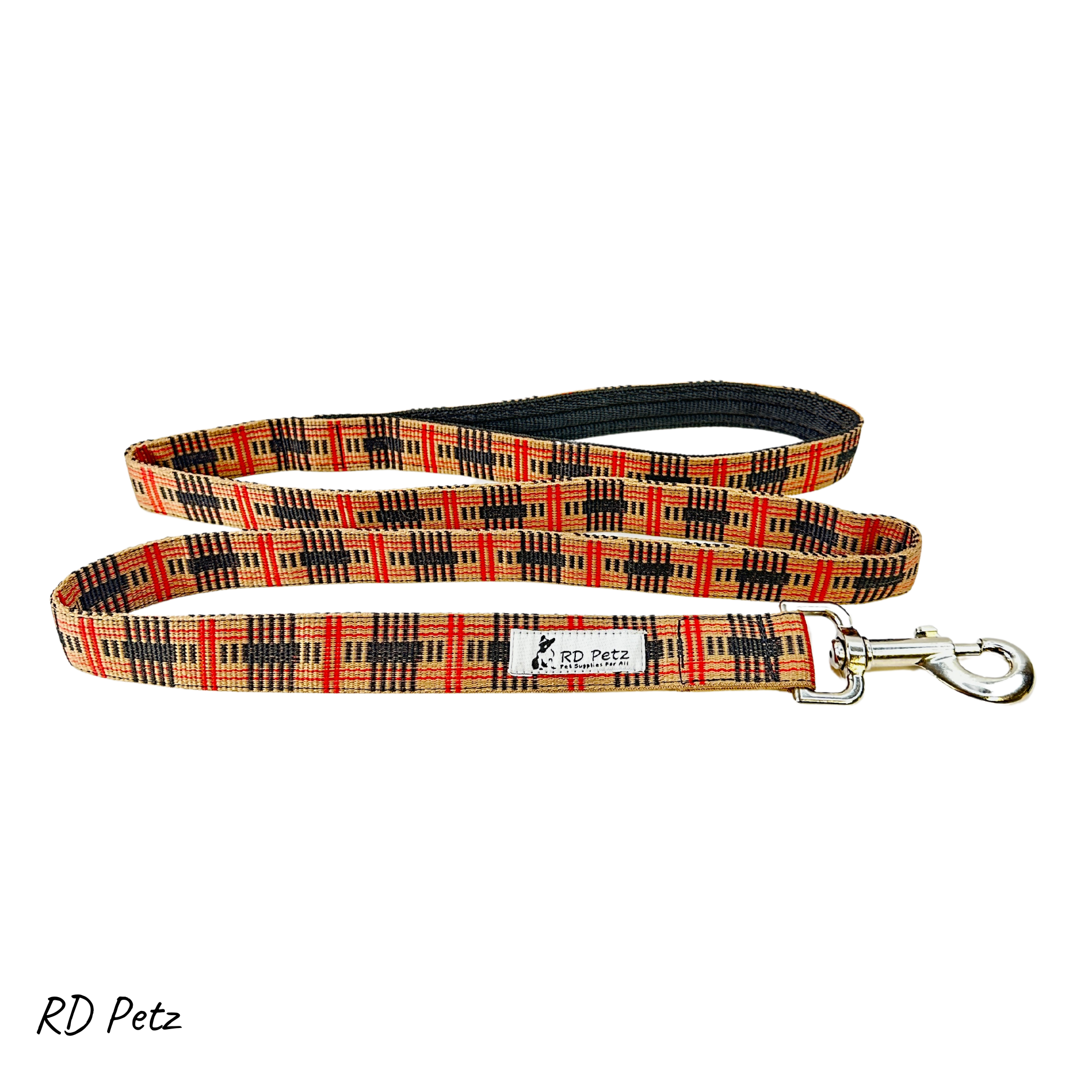 RD Petz Lead Camel Tartan – Dottys